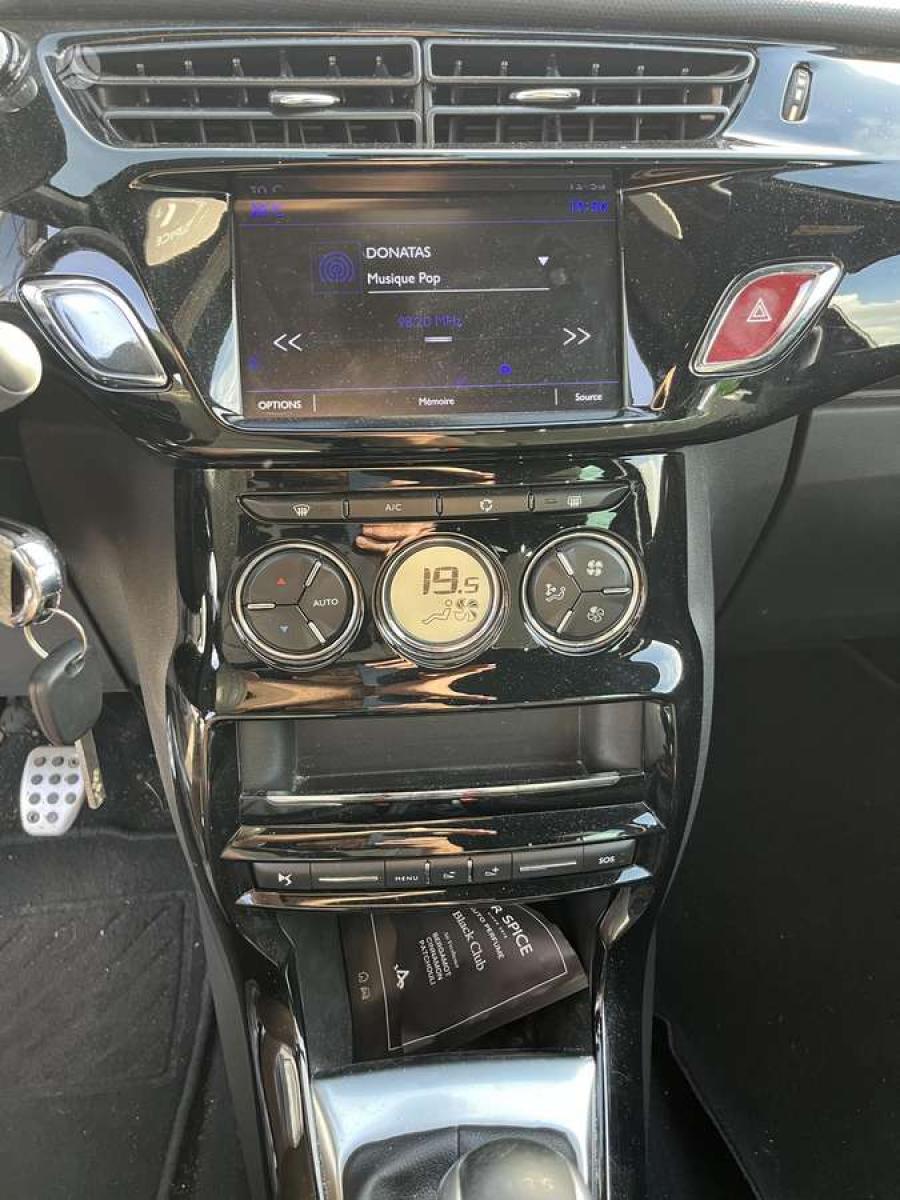 Grey Citroen DS3 2016 in Taurage, with an engine capacity of 1.60 L and mileage of 78 thousand km for 4300 €, photo 23 on AUTOMOTO.COM.LV