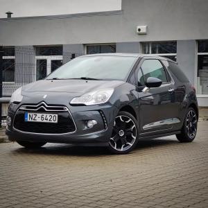 Pelēks Citroen DS3 2013 Rīga, ar dzinēja tilpumu 1.60 L un nobraukumu 162 tūkst. km par 3699 €, foto  vietnē AUTOMOTO.COM.LV