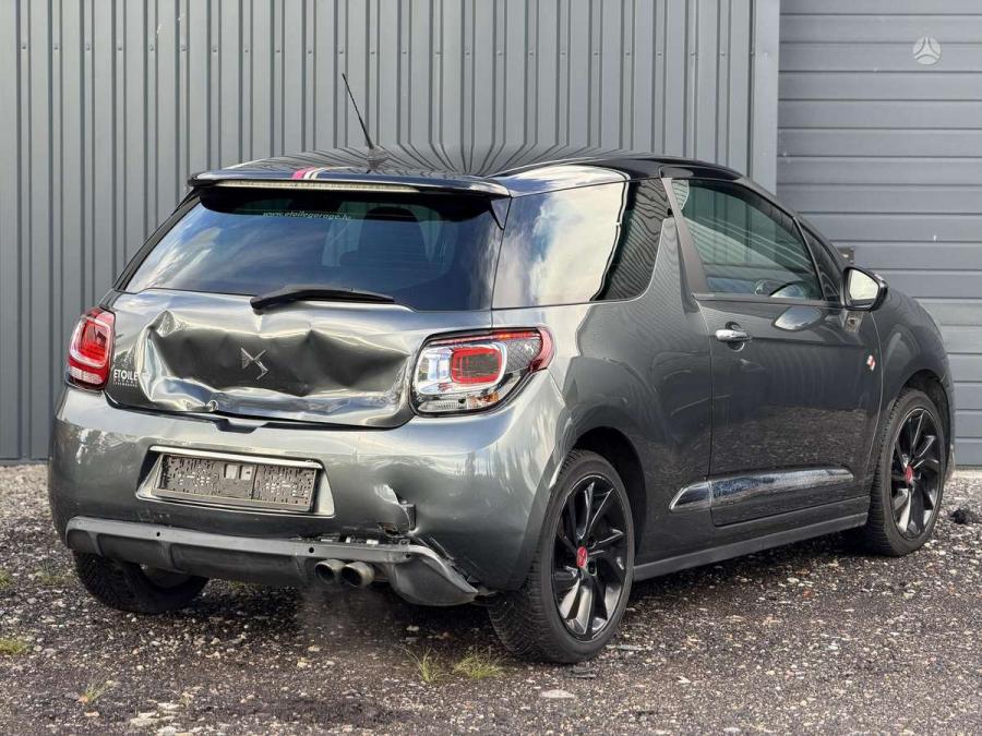 Pelēks Citroen DS3 2017 Kauņa, ar dzinēja tilpumu 1.20 L un nobraukumu 145 tūkst. km par 4800 €, foto 8 vietnē AUTOMOTO.COM.LV
