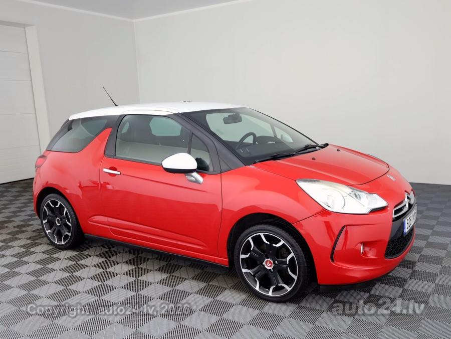 Sarkans Citroen DS3 2010 Tallina, ar dzinēja tilpumu 1.60 L un nobraukumu 167 tūkst. km par 1999 €, foto 1 vietnē AUTOMOTO.COM.LV