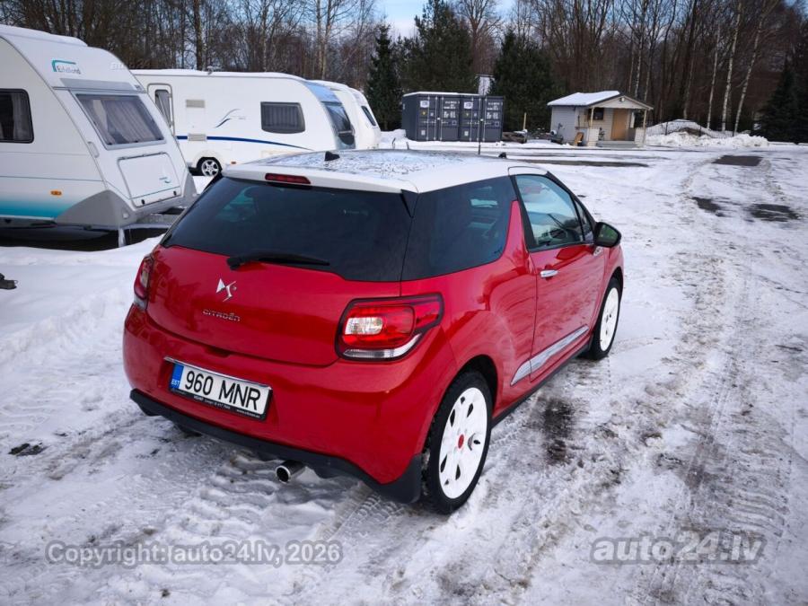 Red Citroen DS3 2011 in Parnu, with an engine capacity of 1.60 L and mileage of 179 thousand km for 3850 €, photo 5 on AUTOMOTO.COM.LV