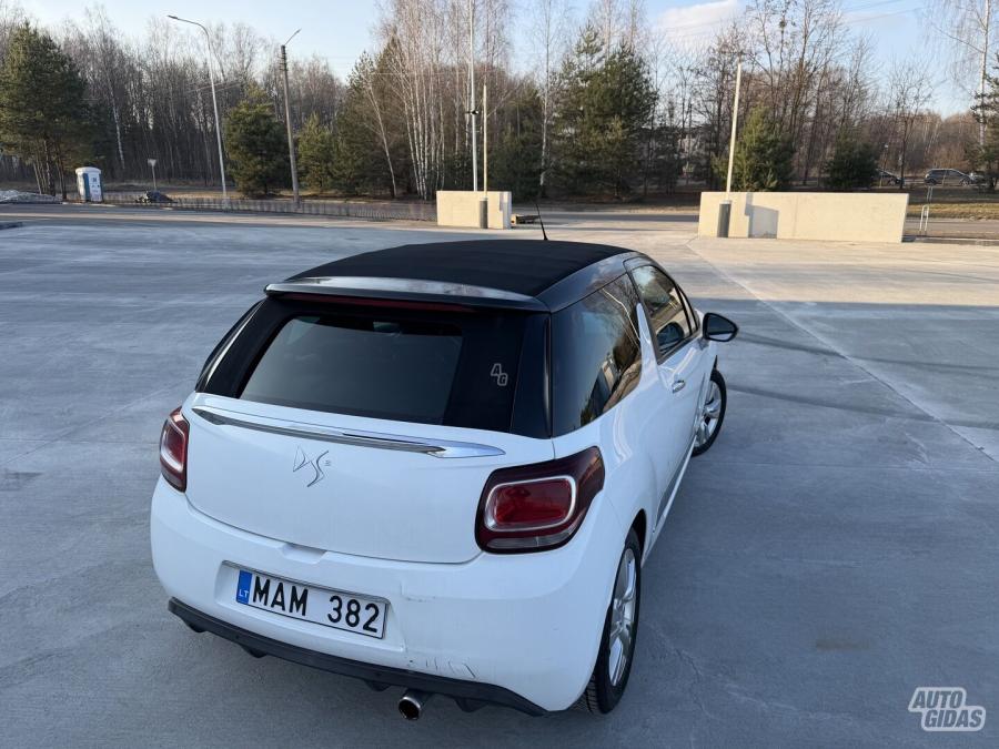 Balts Citroen DS3 2013 Kauņa, ar dzinēja tilpumu 1.60 L un nobraukumu 235 tūkst. km par 3390 €, foto 5 vietnē AUTOMOTO.COM.LV