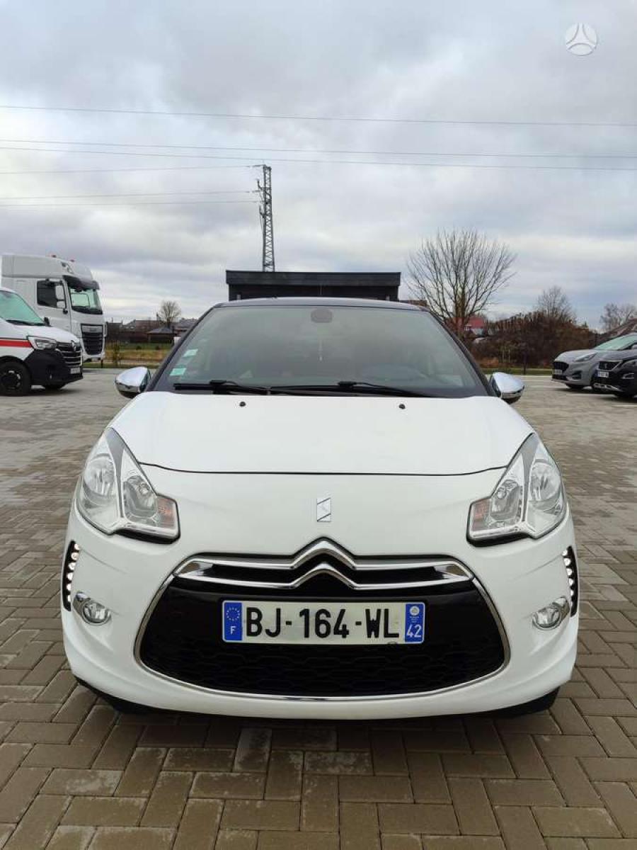 Balts Citroen DS3 2011 Tauragė, ar dzinēja tilpumu 1.60 L un nobraukumu 200 tūkst. km par 2900 €, foto 3 vietnē AUTOMOTO.COM.LV