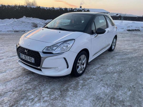 White Citroen DS3 2016 in Taurage, with an engine capacity of 1.20 L and mileage of 101 thousand km for 4200 €, photo 1 on AUTOMOTO.COM.LV