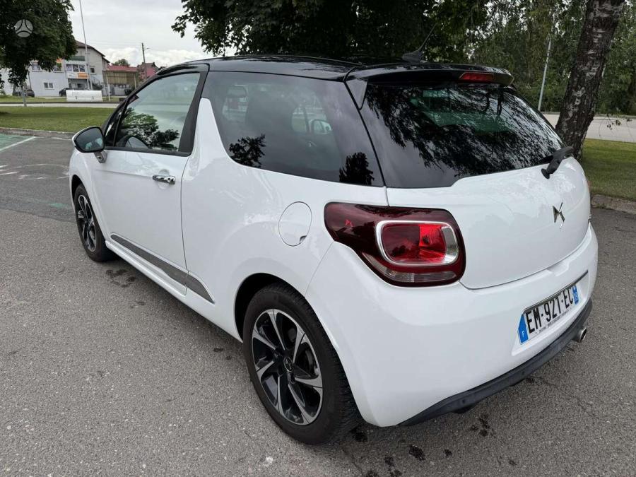 White Citroen DS3 2017 in Taurage, with an engine capacity of 1.20 L and mileage of 112 thousand km for 4900 €, photo 7 on AUTOMOTO.COM.LV