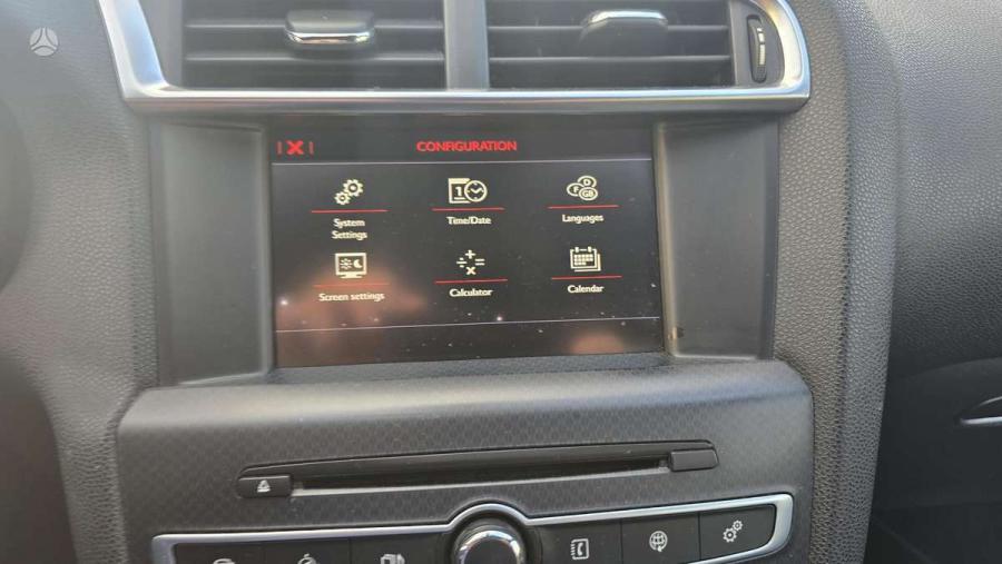 Grey Citroen DS4 2016 in Kaunas, with an engine capacity of 1.56 L and mileage of 189 thousand km for 6900 €, photo 31 on AUTOMOTO.COM.LV
