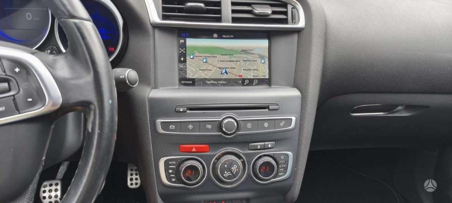 Grey Citroen DS4 2017 in Taurage, with an engine capacity of 1.20 L and mileage of 150 thousand km for 5200 €, photo 14 on AUTOMOTO.COM.LV