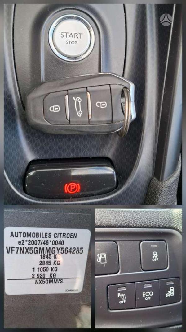 Pelēks Citroen DS4 2017 Kauņa, ar dzinēja tilpumu 1.60 L un nobraukumu 92 tūkst. km par 6650 €, foto 7 vietnē AUTOMOTO.COM.LV