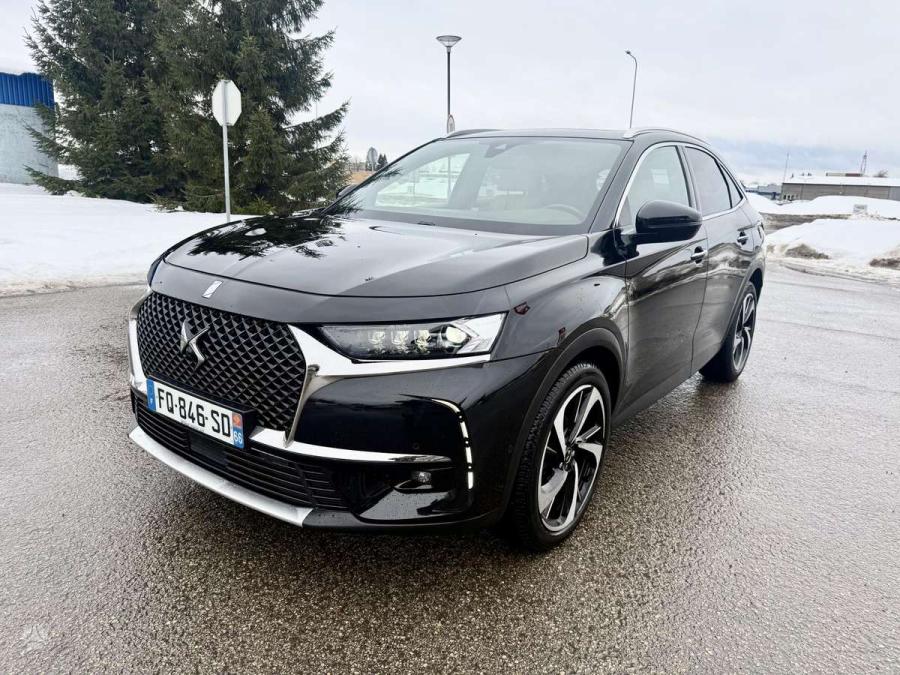 Black Citroen DS7 Crossback 2020 in Taurage, with an engine capacity of 2.00 L and mileage of 250 thousand km for 15900 €, photo 1 on AUTOMOTO.COM.LV