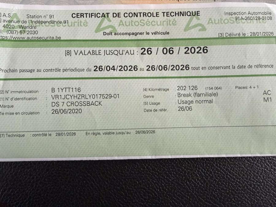 Melns Citroen DS7 Crossback 2020 Šauļi, ar dzinēja tilpumu 1.50 L un nobraukumu 212 tūkst. km par 13890 €, foto 36 vietnē AUTOMOTO.COM.LV