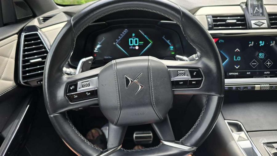 Melns Citroen DS7 Crossback 2021 Kauņa, ar dzinēja tilpumu 1.60 L un nobraukumu 195 tūkst. km par 18200 €, foto 22 vietnē AUTOMOTO.COM.LV