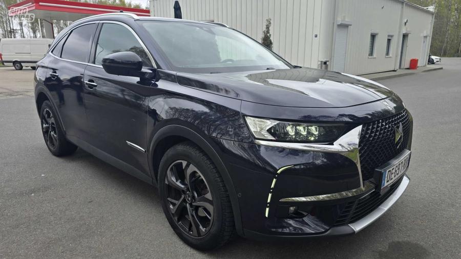 Zils Citroen DS7 Crossback 2019 Kauņa, ar dzinēja tilpumu 2.00 L un nobraukumu 167 tūkst. km par 18800 €, foto 4 vietnē AUTOMOTO.COM.LV