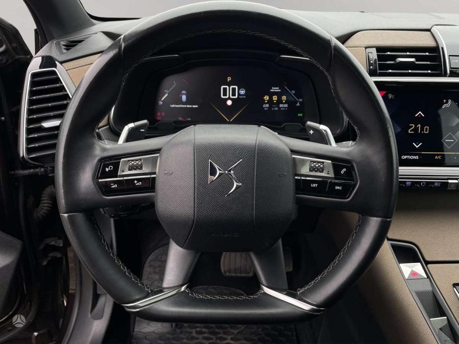 Brown Citroen DS7 Crossback 2019 in Vilnius, with an engine capacity of 2.00 L and mileage of 144 thousand km for 16699 €, photo 21 on AUTOMOTO.COM.LV