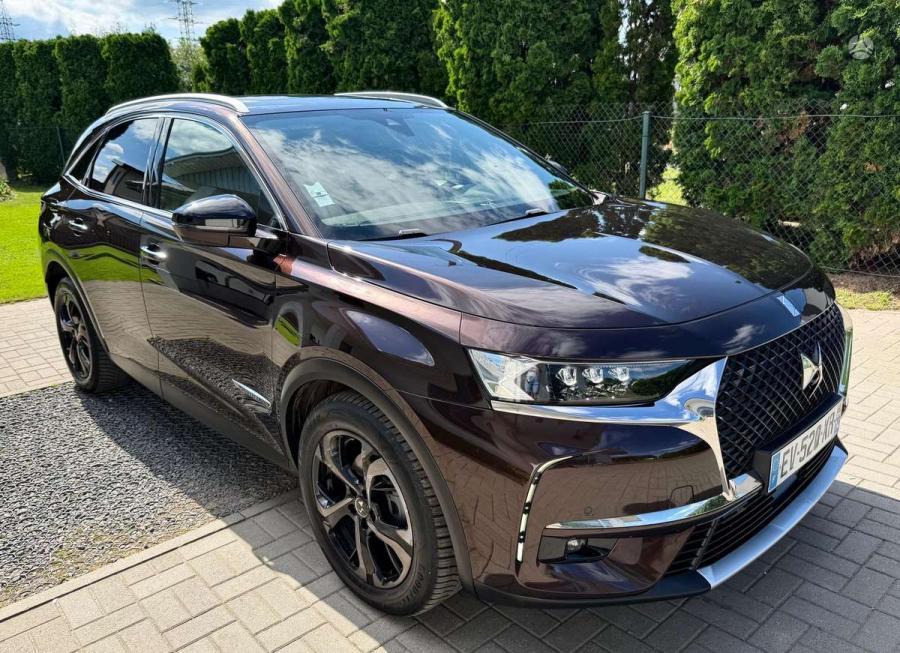 Brūns Citroen DS7 Crossback 2019 Kauņa, ar dzinēja tilpumu 2.00 L un nobraukumu 215 tūkst. km par 17500 €, foto 24 vietnē AUTOMOTO.COM.LV