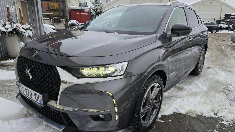 Pelēks Citroen DS7 Crossback 2018 Kauņa, ar dzinēja tilpumu 2.00 L un nobraukumu 232 tūkst. km par 16200 €, foto 1 vietnē AUTOMOTO.COM.LV