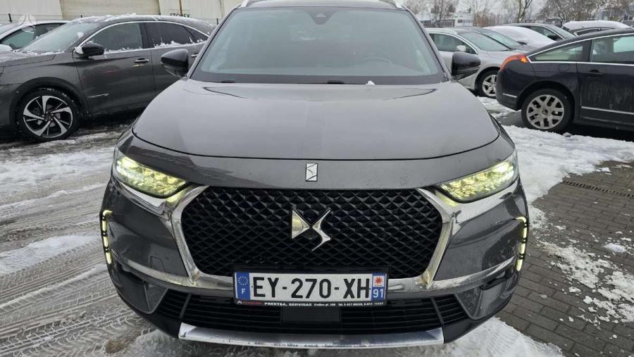 Pelēks Citroen DS7 Crossback 2018 Kauņa, ar dzinēja tilpumu 2.00 L un nobraukumu 232 tūkst. km par 16200 €, foto 2 vietnē AUTOMOTO.COM.LV