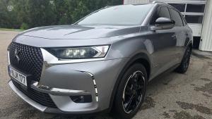 Pelēks Citroen DS7 Crossback 2018 Kauņa, ar dzinēja tilpumu 2.00 L un nobraukumu 160 tūkst. km par 17700 €, foto  vietnē AUTOMOTO.COM.LV