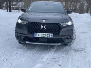 Grey Citroen DS7 Crossback 2018 in Panevezys, with an engine capacity of 2.00 L and mileage of 232 thousand km for 12350 €, photo 2 on AUTOMOTO.COM.LV
