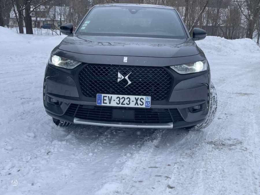 Grey Citroen DS7 Crossback 2018 in Panevezys, with an engine capacity of 2.00 L and mileage of 232 thousand km for 12350 €, photo 2 on AUTOMOTO.COM.LV