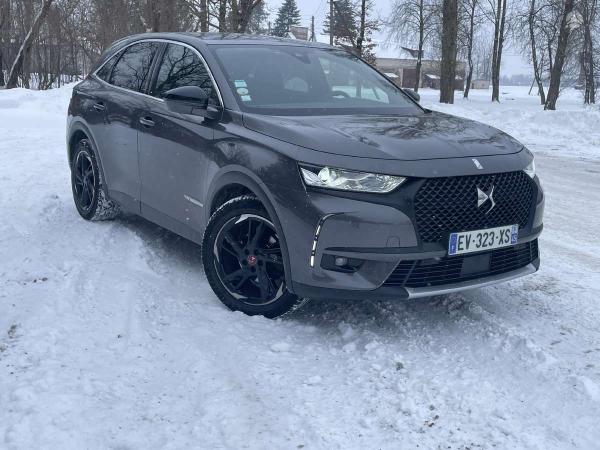 Grey Citroen DS7 Crossback 2018 in Panevezys, with an engine capacity of 2.00 L and mileage of 232 thousand km for 12350 €, photo 3 on AUTOMOTO.COM.LV
