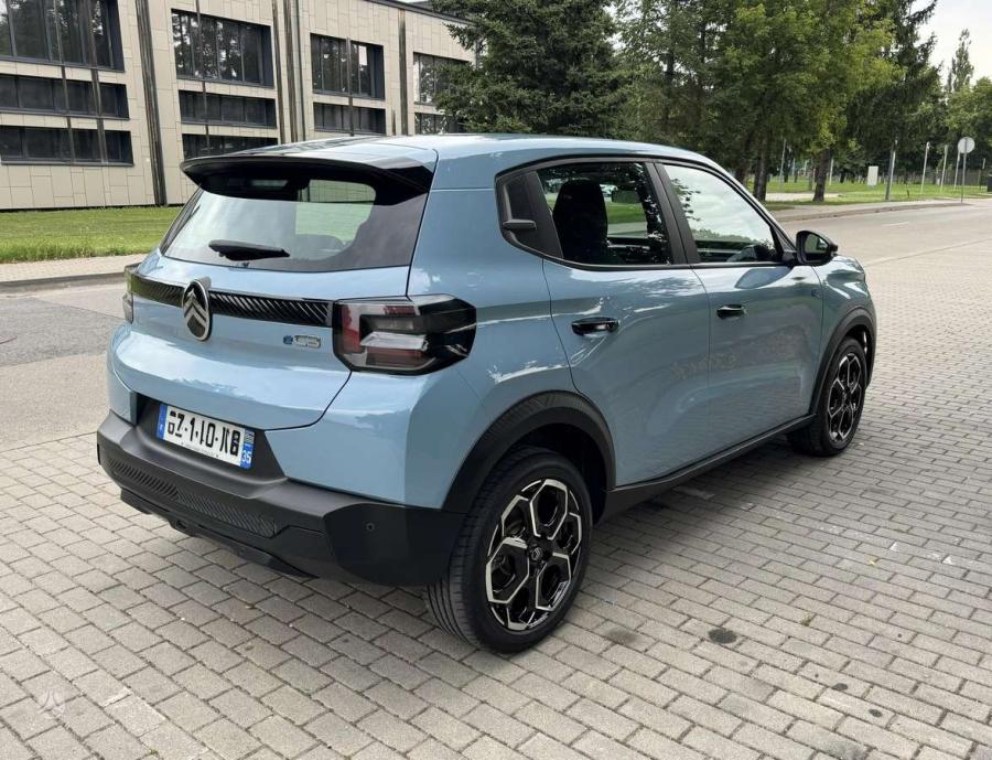 Zils Citroen e-C3 2024 Tauragė, ar dzinēja tilpumu 0.00 L un nobraukumu 17 tūkst. km par 17500 €, foto 6 vietnē AUTOMOTO.COM.LV
