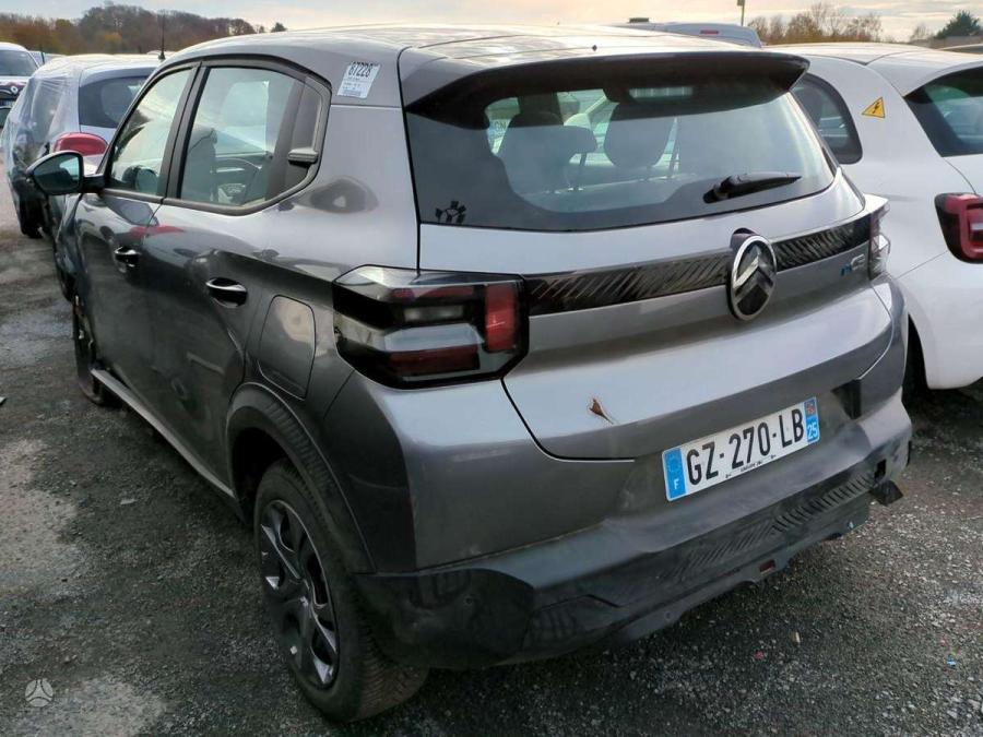 Pelēks Citroen e-C3 2024 Telšiai, ar dzinēja tilpumu 0.00 L un nobraukumu 9 tūkst. km par 6950 €, foto 3 vietnē AUTOMOTO.COM.LV