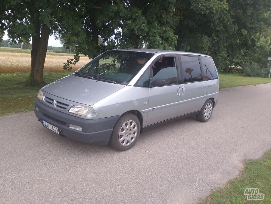 Pelēks Citroen Evasion 1999 Viļņa, ar dzinēja tilpumu 1.90 L un nobraukumu 250 tūkst. km par 1000 €, foto 4 vietnē AUTOMOTO.COM.LV