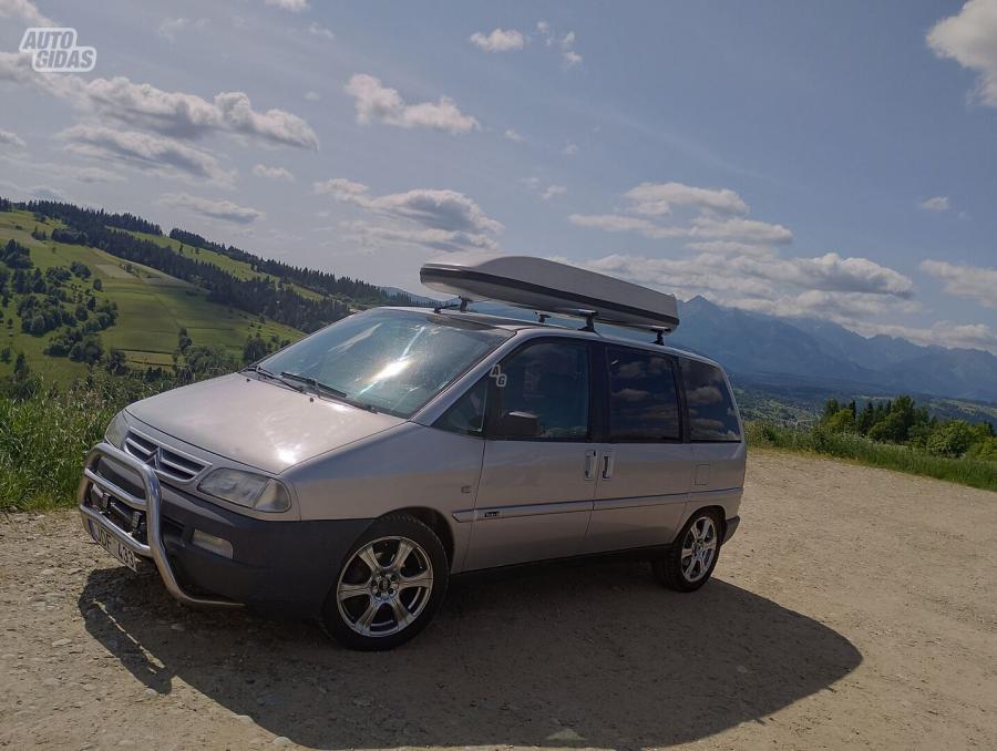 Grey Citroen Evasion 1999 in Vilnius, with an engine capacity of 1.90 L and mileage of 250 thousand km for 1000 €, photo 1 on AUTOMOTO.COM.LV