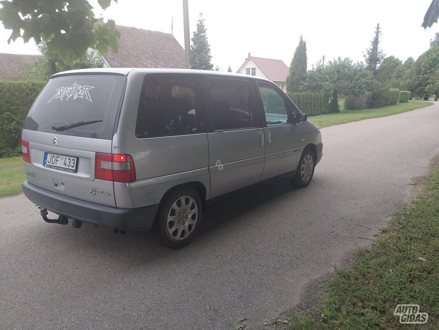 Grey Citroen Evasion 1999 in Vilnius, with an engine capacity of 1.90 L and mileage of 250 thousand km for 1000 €, photo 6 on AUTOMOTO.COM.LV
