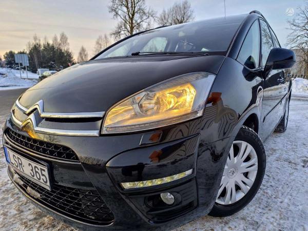 Melns Citroen Grand C4 Picasso 2011 Viļņa, ar dzinēja tilpumu 1.56 L un nobraukumu 310 tūkst. km par 2999 €, foto 2 vietnē AUTOMOTO.COM.LV