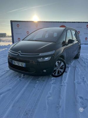 Melns Citroen Grand C4 Picasso 2013 Tauragė, ar dzinēja tilpumu 2.00 L un nobraukumu 296 tūkst. km par 4950 €, foto  vietnē AUTOMOTO.COM.LV