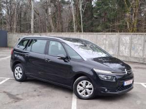 Melns Citroen Grand C4 Picasso 2014 Viļņa, ar dzinēja tilpumu 1.56 L un nobraukumu 259 tūkst. km par 4700 €, foto  vietnē AUTOMOTO.COM.LV