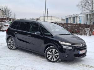 Melns Citroen Grand C4 Picasso 2014 Viļņa, ar dzinēja tilpumu 2.00 L un nobraukumu 285 tūkst. km par 6300 €, foto  vietnē AUTOMOTO.COM.LV