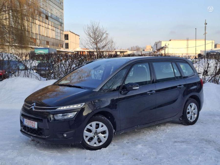 Melns Citroen Grand C4 Picasso 2014 Viļņa, ar dzinēja tilpumu 1.56 L un nobraukumu 259 tūkst. km par 4650 €, foto 6 vietnē AUTOMOTO.COM.LV