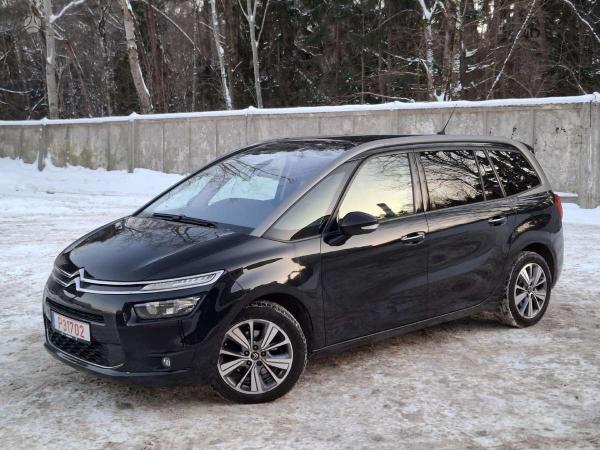 Melns Citroen Grand C4 Picasso 2014 Viļņa, ar dzinēja tilpumu 2.00 L un nobraukumu 285 tūkst. km par 6300 €, foto 6 vietnē AUTOMOTO.COM.LV