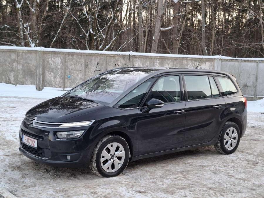 Melns Citroen Grand C4 Picasso 2014 Viļņa, ar dzinēja tilpumu 1.56 L un nobraukumu 259 tūkst. km par 4650 €, foto 10 vietnē AUTOMOTO.COM.LV
