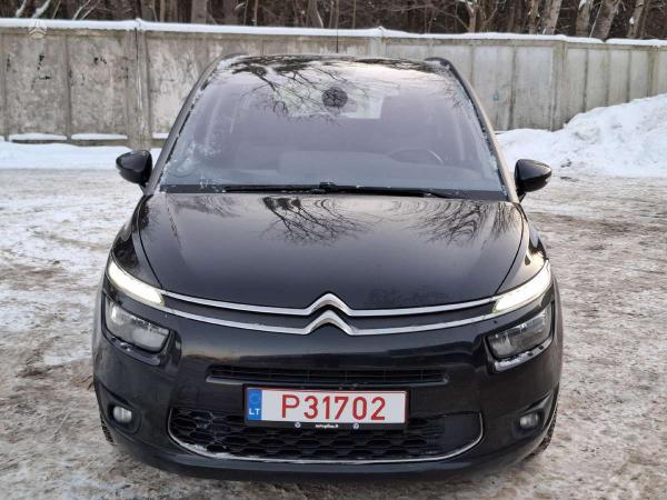 Melns Citroen Grand C4 Picasso 2014 Viļņa, ar dzinēja tilpumu 1.56 L un nobraukumu 259 tūkst. km par 4400 €, foto 2 vietnē AUTOMOTO.COM.LV