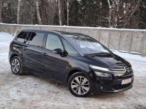 Black Citroen Grand C4 Picasso 2014 in Vilnius, with an engine capacity of 2.00 L and mileage of 285 thousand km for 6300 €, photo  on AUTOMOTO.COM.LV
