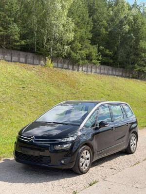 Black Citroen Grand C4 Picasso 2014 in Vilnius, with an engine capacity of 1.56 L and mileage of 320 thousand km for 4600 €, photo  on AUTOMOTO.COM.LV
