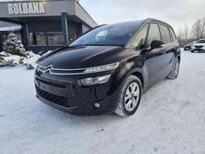 Melns Citroen Grand C4 Picasso 2015 Pakruojis, ar dzinēja tilpumu 1.60 L un nobraukumu 200 tūkst. km par 5400 €, foto  vietnē AUTOMOTO.COM.LV