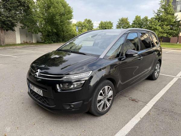 Melns Citroen Grand C4 Picasso 2015 Tauragė, ar dzinēja tilpumu 2.00 L un nobraukumu 227 tūkst. km par 5200 €, foto 2 vietnē AUTOMOTO.COM.LV