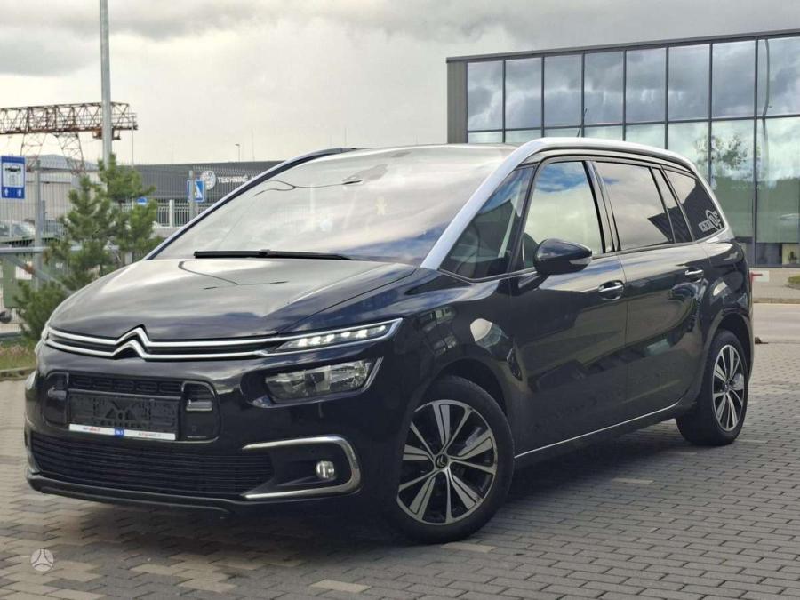 Melns Citroen Grand C4 Picasso 2017 Šauļi, ar dzinēja tilpumu 1.60 L un nobraukumu 223 tūkst. km par 6600 €, foto 4 vietnē AUTOMOTO.COM.LV