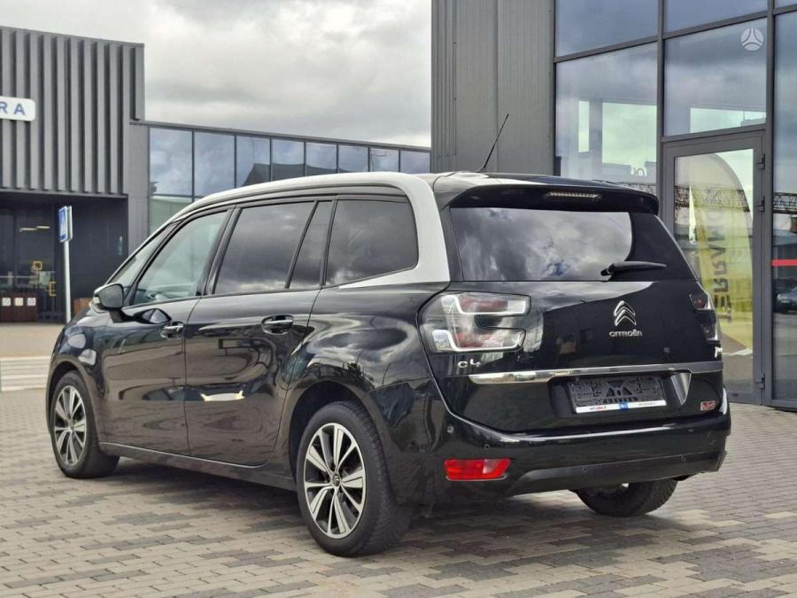 Melns Citroen Grand C4 Picasso 2017 Šauļi, ar dzinēja tilpumu 1.60 L un nobraukumu 223 tūkst. km par 6600 €, foto 6 vietnē AUTOMOTO.COM.LV
