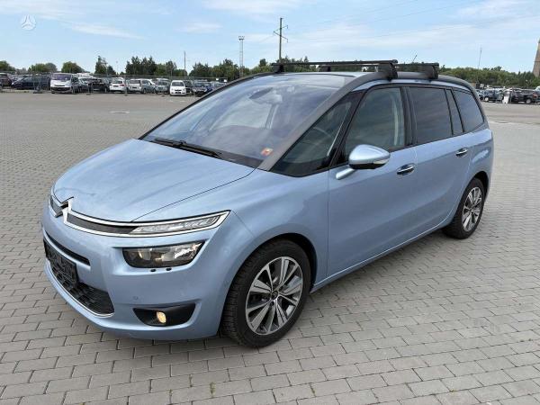 Blue Citroen Grand C4 Picasso 2013 in Marijampole, with an engine capacity of 1.56 L and mileage of 164 thousand km for 4700 €, photo 8 on AUTOMOTO.COM.LV