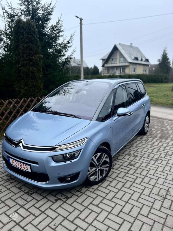 Zils Citroen Grand C4 Picasso 2014 Kauņa, ar dzinēja tilpumu 2.00 L un nobraukumu 289 tūkst. km par 6300 €, foto 7 vietnē AUTOMOTO.COM.LV