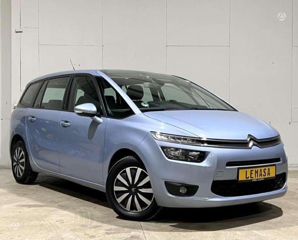 Zils Citroen Grand C4 Picasso 2014 Klaipėda, ar dzinēja tilpumu 1.56 L un nobraukumu 243 tūkst. km par 5999 €, foto 1 vietnē AUTOMOTO.COM.LV