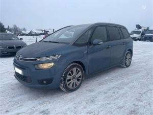 Blue Citroen Grand C4 Picasso 2014 in Taurage, with an engine capacity of 2.00 L and mileage of 218 thousand km for 5500 €, photo  on AUTOMOTO.COM.LV