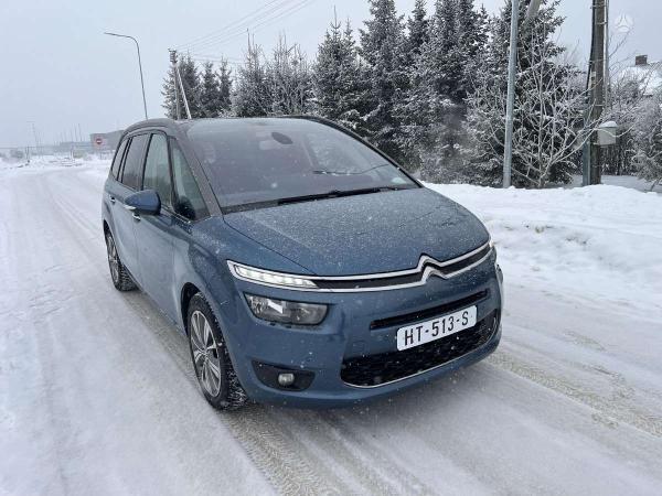 Blue Citroen Grand C4 Picasso 2014 in Kaunas, with an engine capacity of 1.56 L and mileage of 282 thousand km for 6650 €, photo 6 on AUTOMOTO.COM.LV
