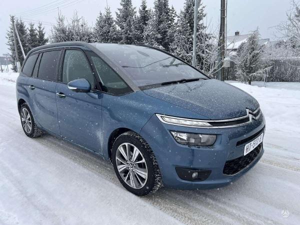 Blue Citroen Grand C4 Picasso 2014 in Kaunas, with an engine capacity of 1.56 L and mileage of 282 thousand km for 6650 €, photo 7 on AUTOMOTO.COM.LV