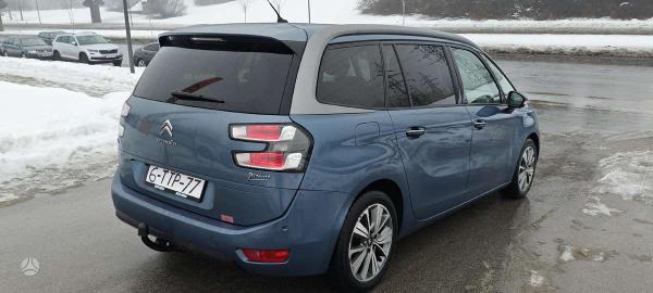 Blue Citroen Grand C4 Picasso 2014 in Kaunas, with an engine capacity of 1.56 L and mileage of 196 thousand km for 6250 €, photo 5 on AUTOMOTO.COM.LV